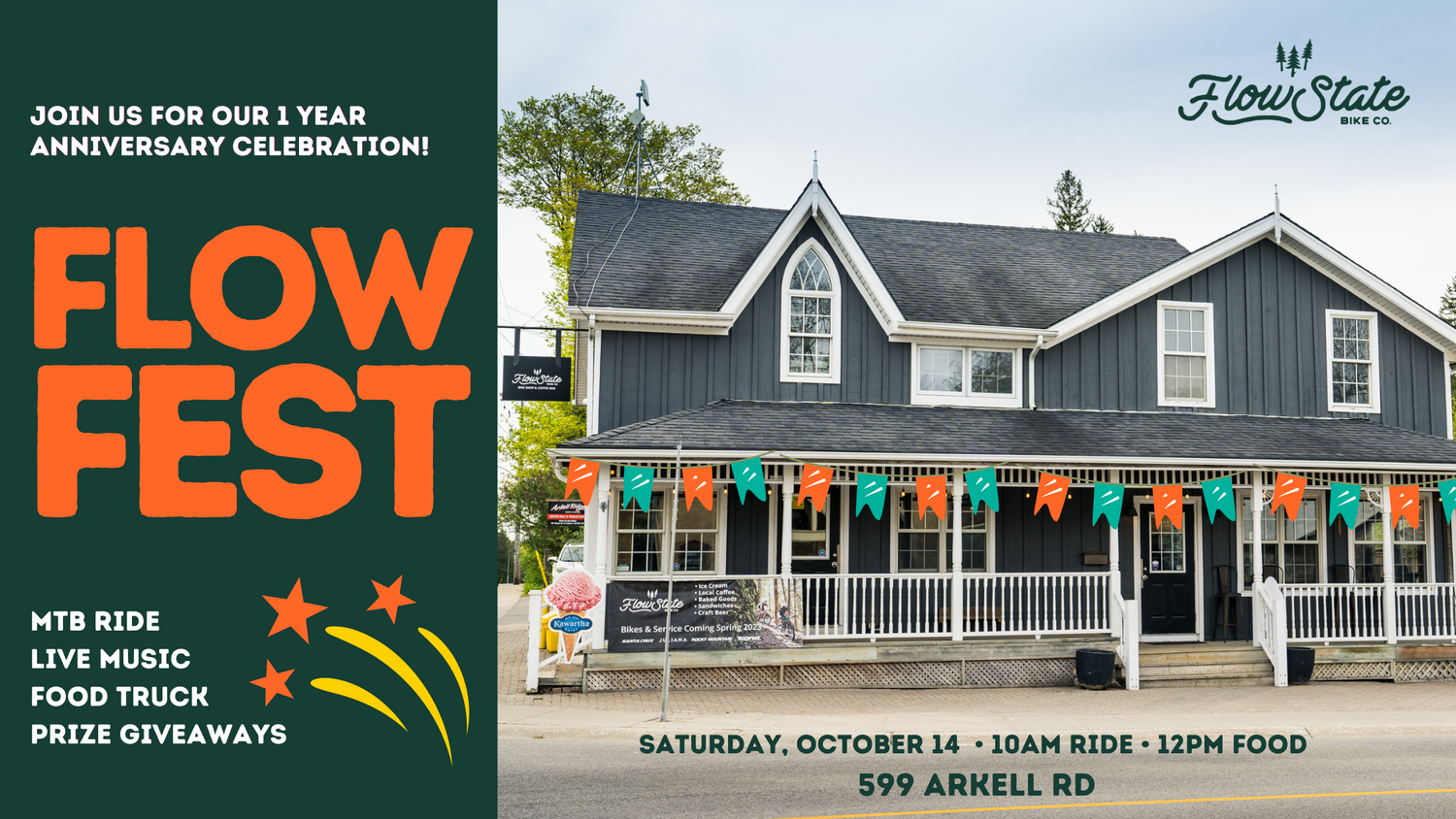 Celebrate Our One Year Anniversary and the First Annual Flow Fest – Flow State Bike Co.
